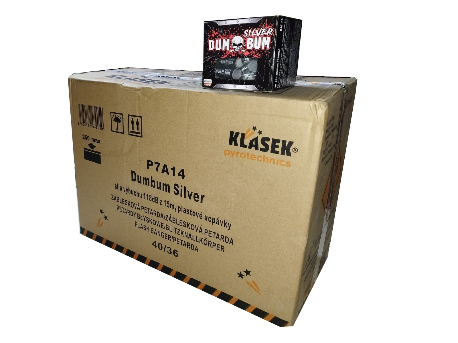 FULL BOX DUM BUM SILVER 1440 FIRECRACKERS P7A14