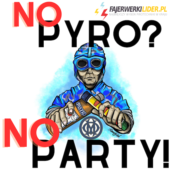 WLEPKA "NO PYRO NO PARTY" | Gadżety i Wlepki | Fajerwerki sklep ...